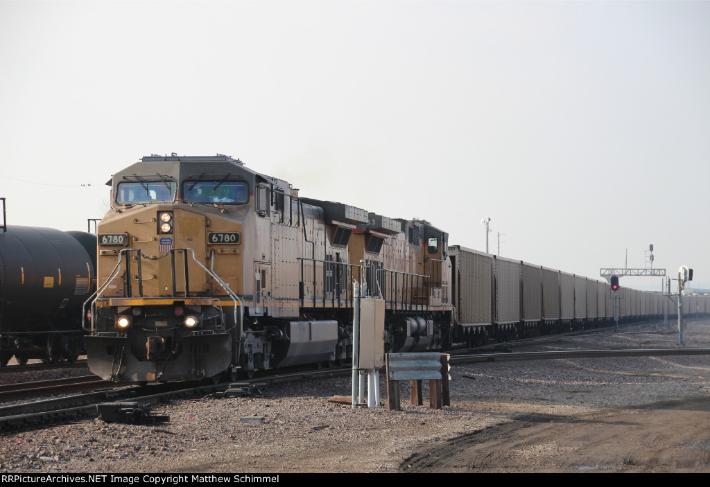 Empty Coal Rolling Through Valley Junction